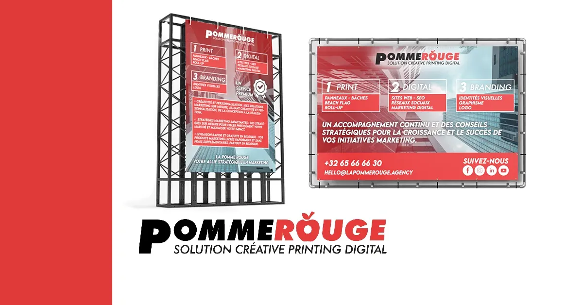 Impression bâches publicitaires intérieur / extérieur HD à prix bas